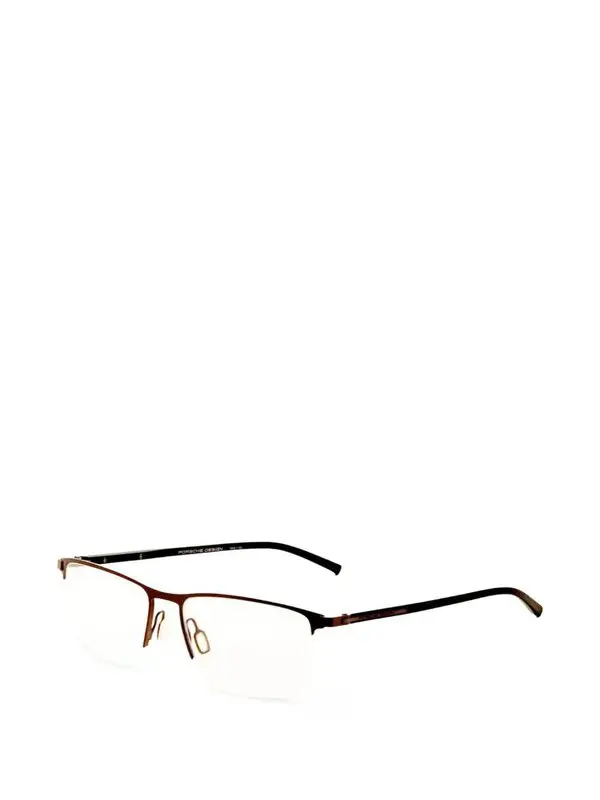 Porsche Design Semi-rimless Rectangle-frame Glasses