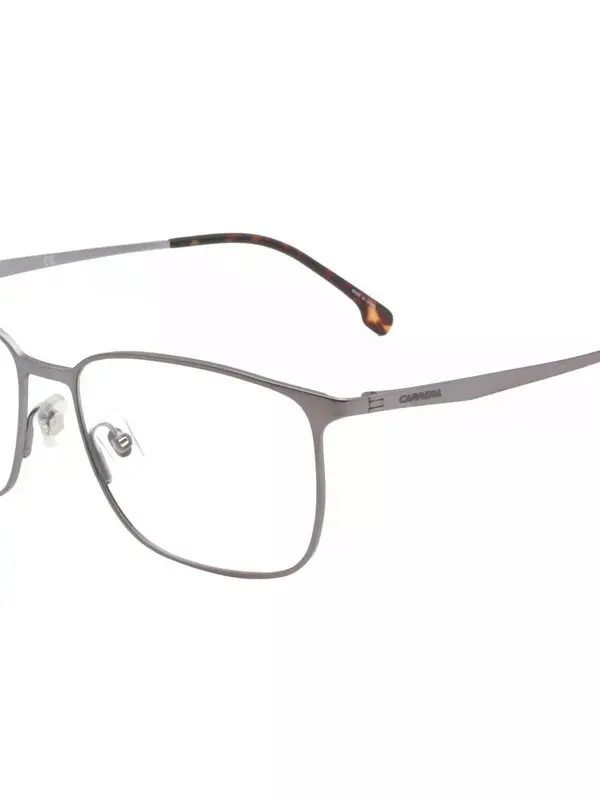 Carrera Eyewear Matte Finish Rectangle Frame Eyeglasses - Grey