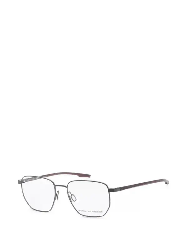 Porsche Design Geometric-frame Glasses - Grey