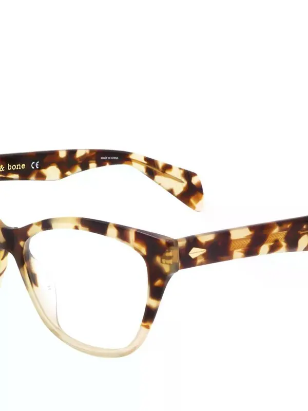 Rag & Bone Tortoiseshell-effect Cat-eye Glasses
