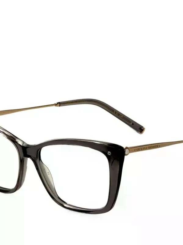 Carolina Herrera Cat Eye Eyeglasses - Brown