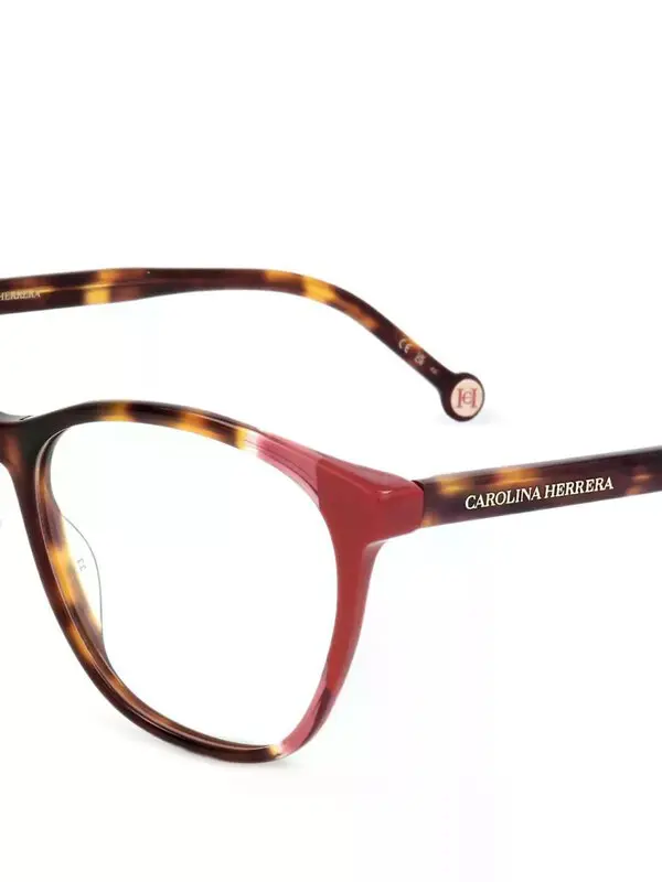 Carolina Herrera Cat Eye Eyeglasses - Brown