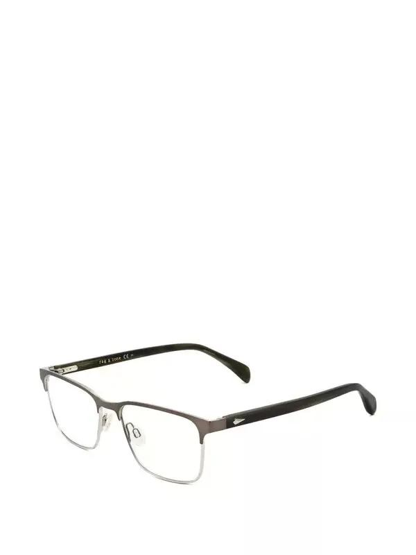 Rag & Bone Rectangle-frame Glasses - Grey
