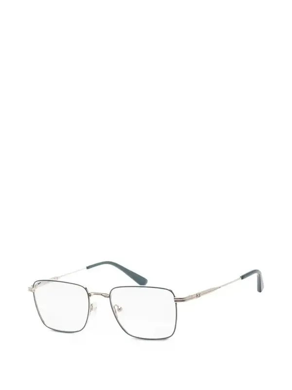 Calvin Klein Square Frame Eyeglasses - Silver