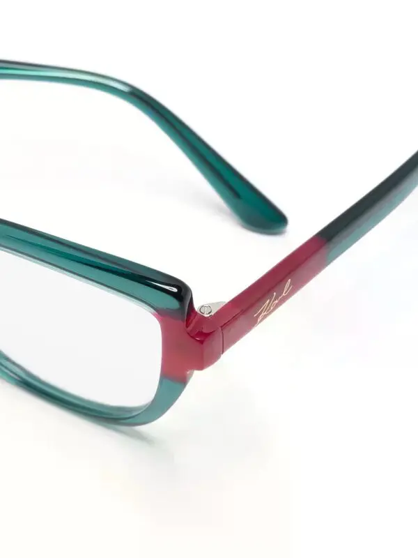 Karl Lagerfeld Logo-print Cat-eye Glasses