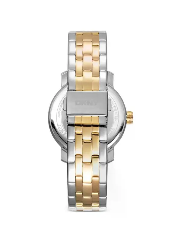 Dkny Fluted Bezel Logo Dial 36mm Watch