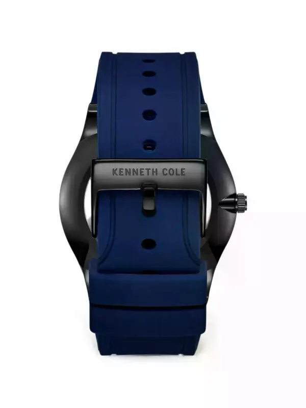 KENNETH COLE Chronograph Watch With Silicone Strap