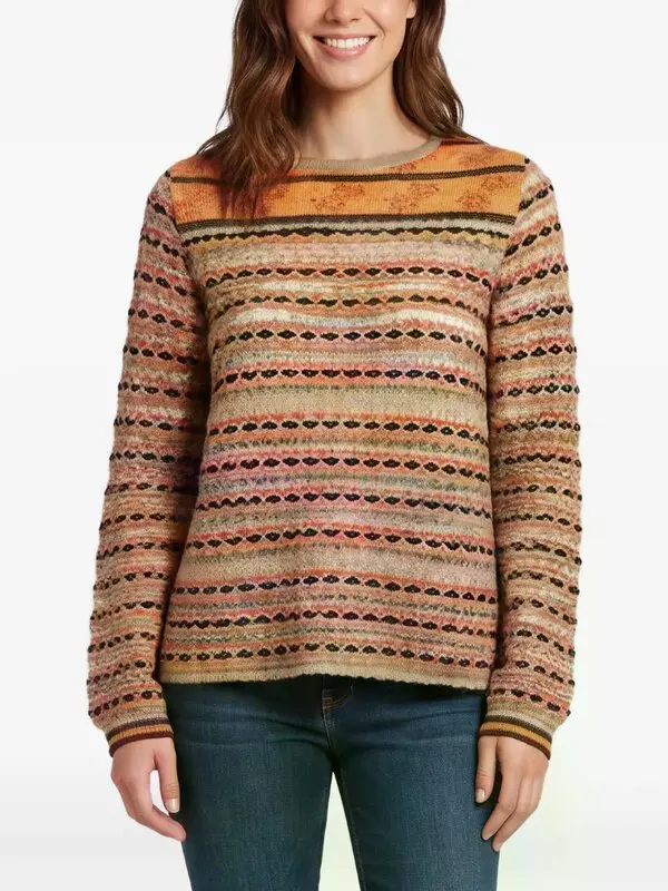 Missoni Striped Intarsia Knit Sweater - Neutrals