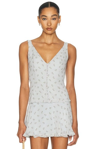 MIRROR PALAIS Berry Buttercream Vest Top