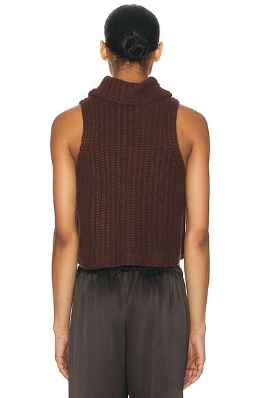 Sablyn Saige Cropped Turtleneck Top