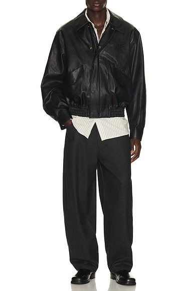LE17SEPTEMBRE Faux Leather Zip Blouson