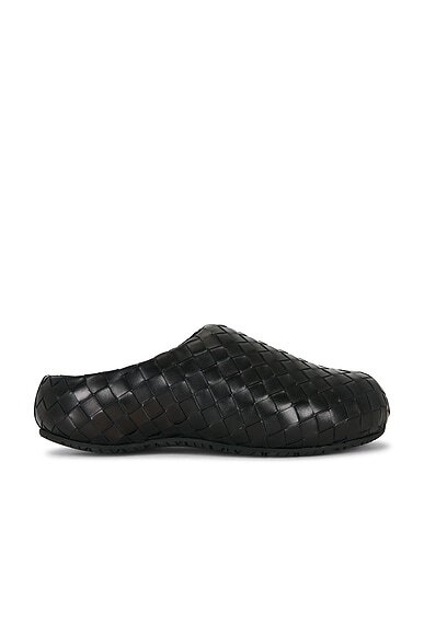 Bottega Veneta Klog Mule Clog Intrecciato Nappa Opaque - Black