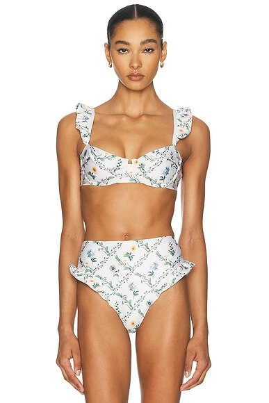 Agua Bendita Kiwi Bikini Top - Brisa