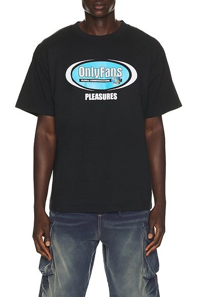 PLEASURES X Onlyfans Communications T-shirt