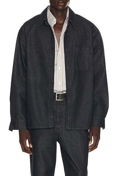 LE17SEPTEMBRE Denim Over Shirt - Indigo