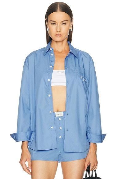 Sporty & Rich Signature Ny Oversized Shirt