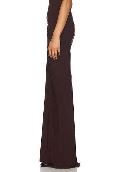 GRACE LING Relic Charms Draped Maxi Skirt