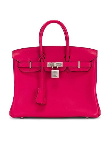 Hermès Swift Birkin 25 Handbag - Framboise