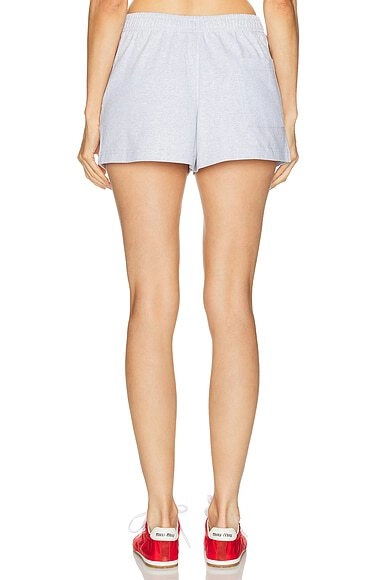 SPORTY & RICH Varsity Crest Disco Short