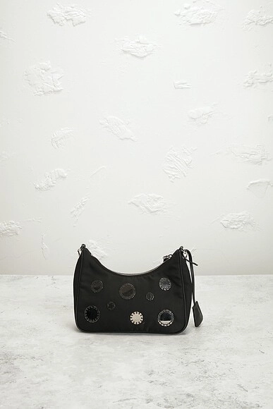 Prada Sequin Polka Dot Re-edition 2005 Re-nylon Shoulder Bag