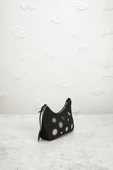 Prada Sequin Polka Dot Re-edition 2005 Re-nylon Shoulder Bag