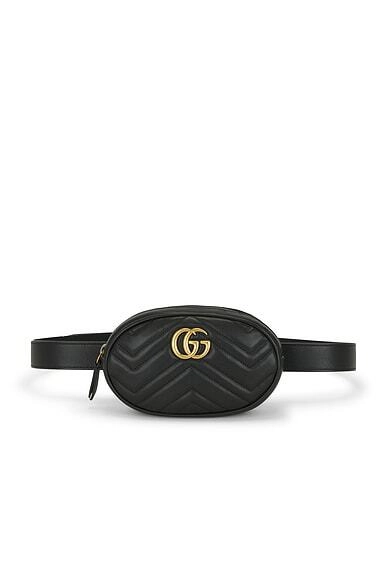 Gucci Gg Marmont Belt Bag - Black
