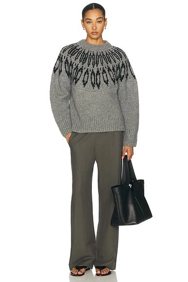 Altuzarra Coleman Fair Isle Knit Sweater