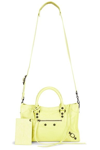 Balenciaga Le City Small Bag - Limoncello