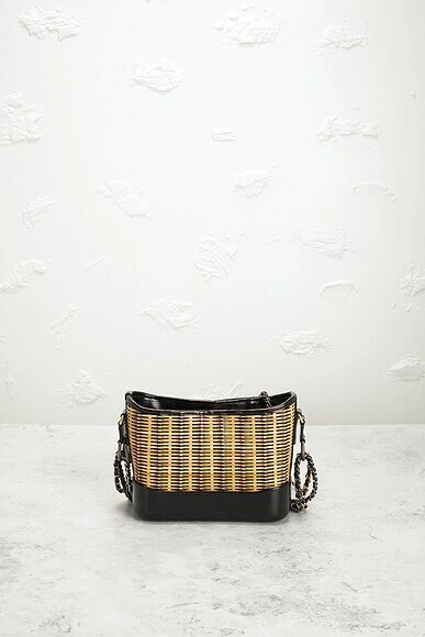 Chanel Rattan Small Gabrielle Hobo Bag