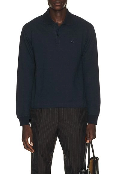 JIL SANDER Cotton Piquet Jersey Polo