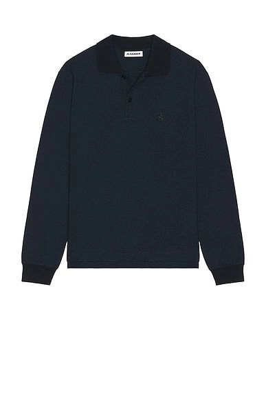 JIL SANDER Cotton Piquet Jersey Polo