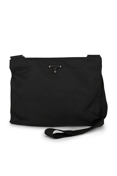 Prada Tessuto Flat Messenger Bag