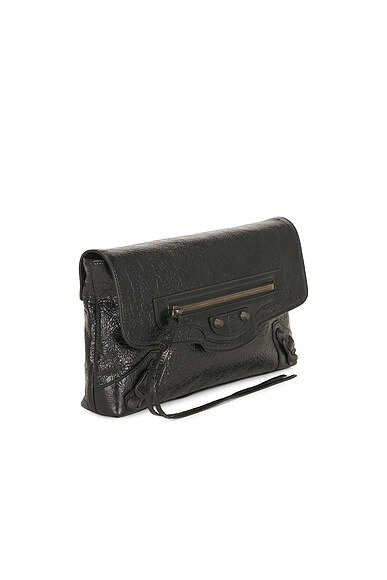 Balenciaga Le City Small Clutch In Arena Lambskin