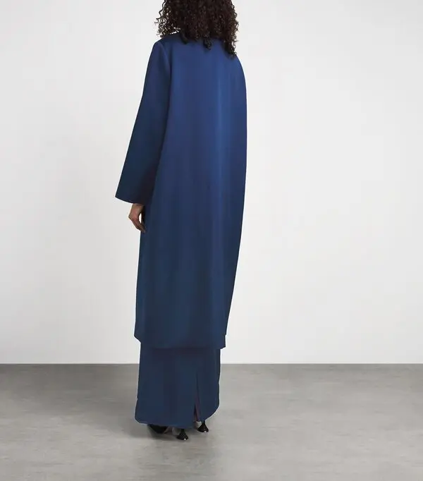 Erdem Embroidered Satin Coat