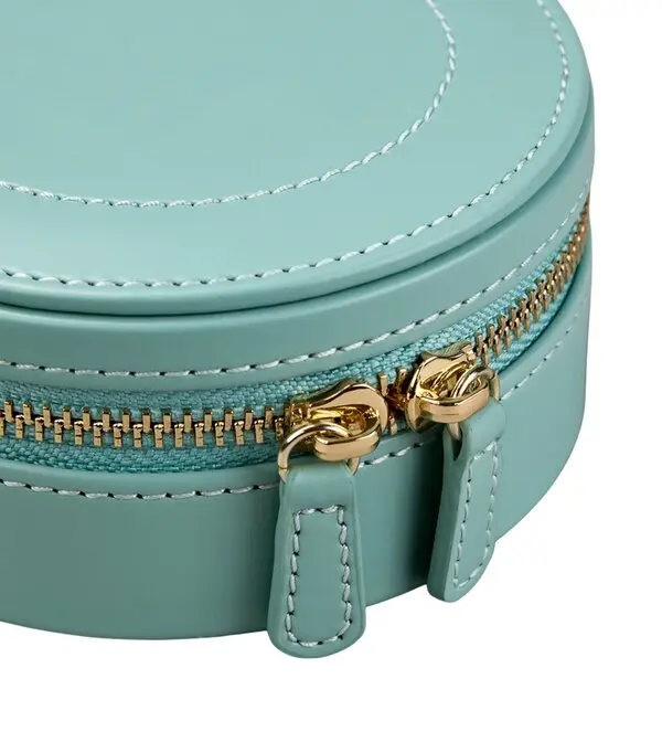Wolf X Fiona Howard Sophia Round Bracelet Travel Case - Green