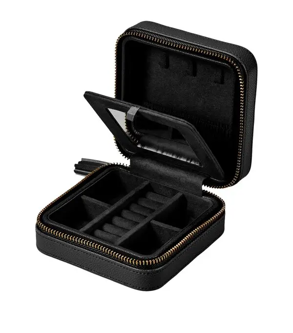 Wolf Large Lauren Travel Jewellery Case