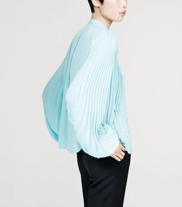 TOM FORD Sunray Plissé Shirt