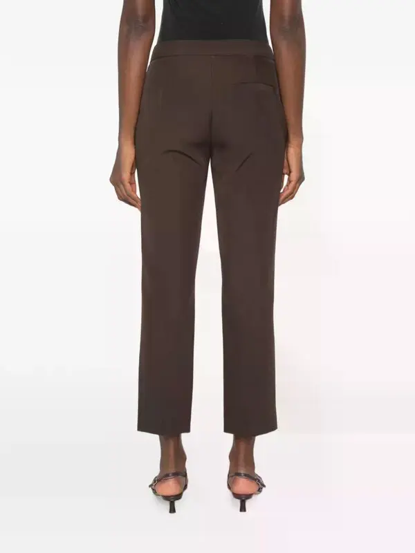 Imperial Pressed-crease Side-slit Trousers