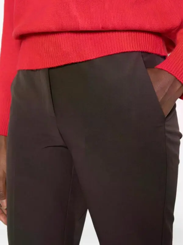Imperial Pressed-crease Side-slit Trousers