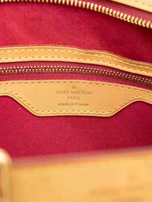 LOUIS VUITTON 2014 Monogram Vernis Brea Mm Satchel