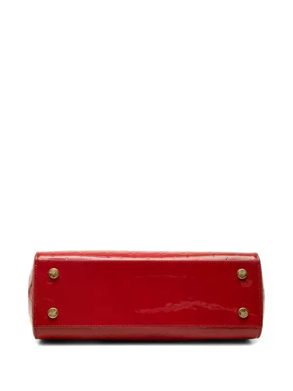 LOUIS VUITTON Monogram Vernis Brea Mm Satchel - Red