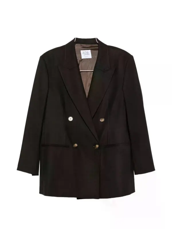 LE SULLY STUDIO Double-breasted Peak-lapel Blazer