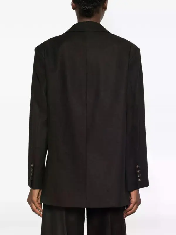 LE SULLY STUDIO Double-breasted Peak-lapel Blazer