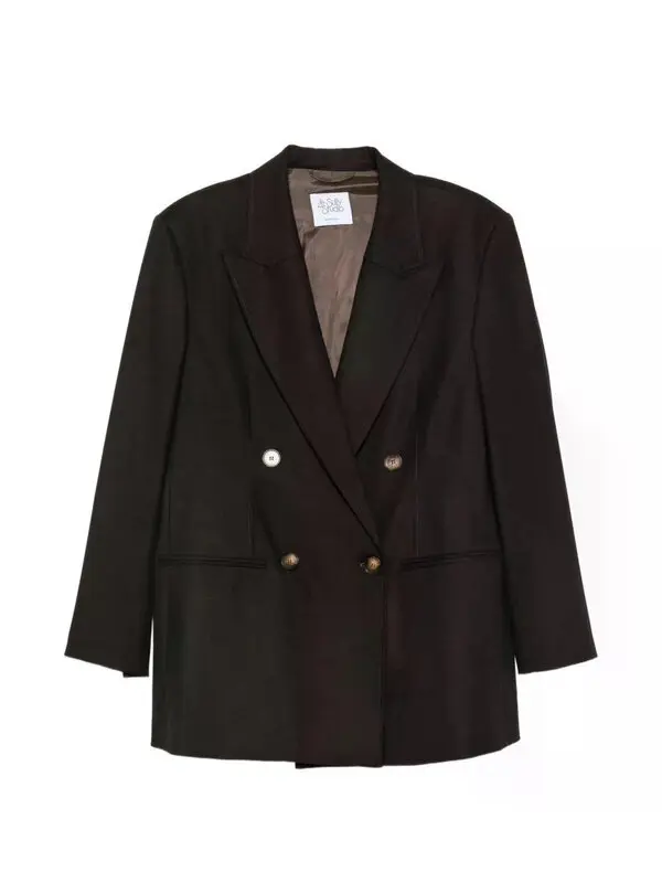 LE SULLY STUDIO Double-breasted Peak-lapel Blazer