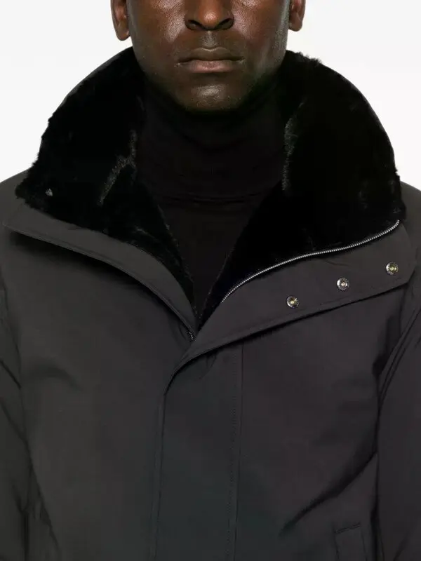 Herno Faux-fur Collar Hooded Parka