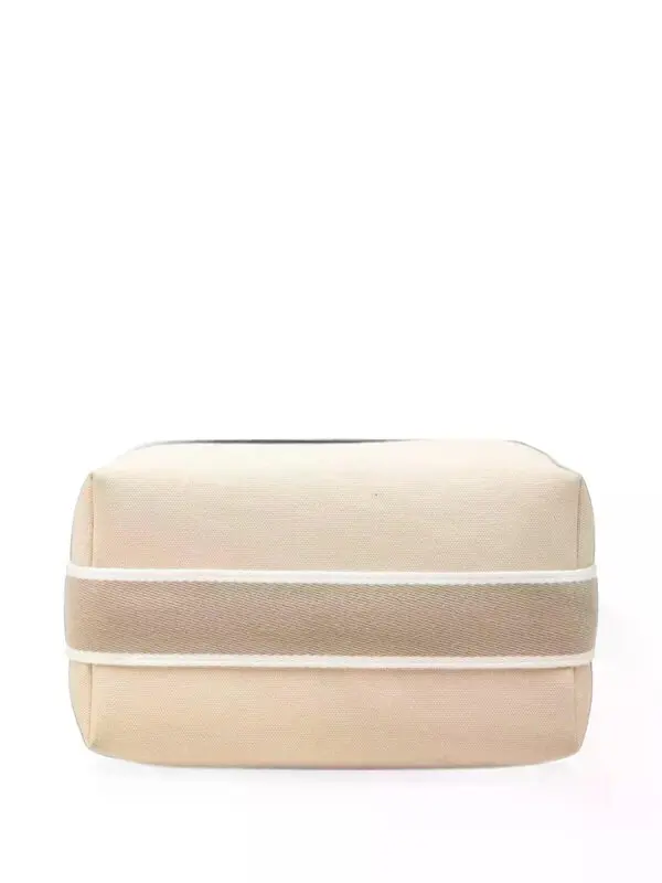 Hermès 2020-2026 Small Toile Bride A Brac Case Vanity Bag - Neutrals