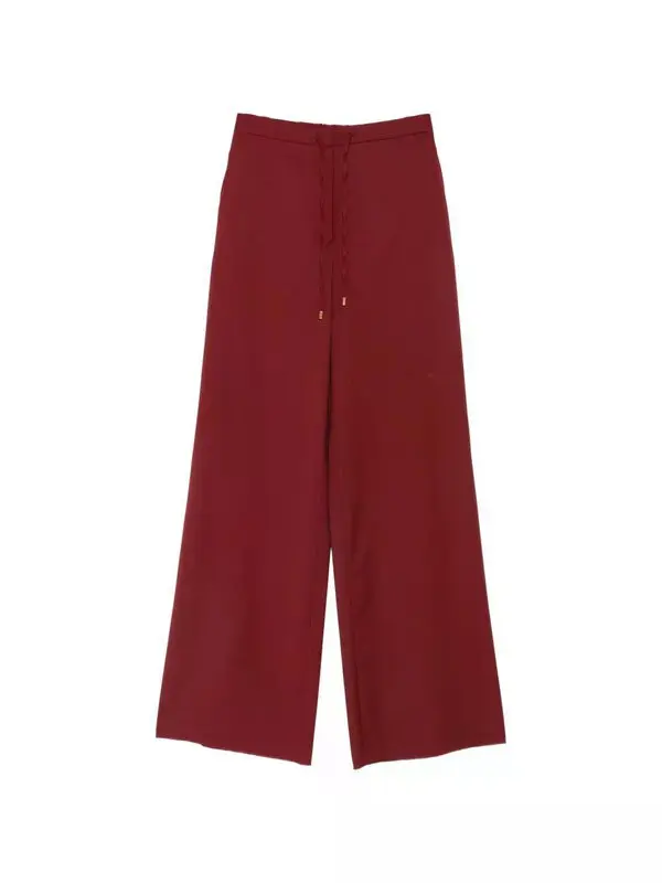 Max Mara Drawstring Waist Wide-leg Palazzo Pants
