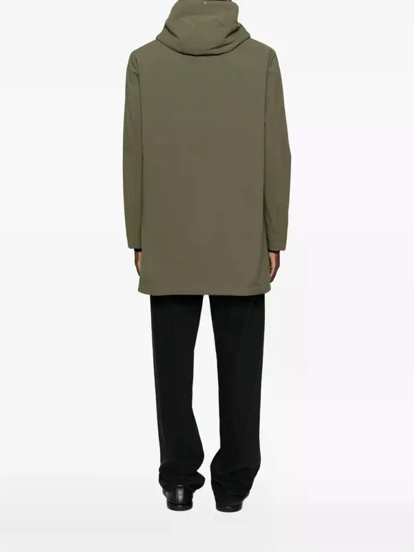 Herno Faux-fur Trim Hooded Jacket