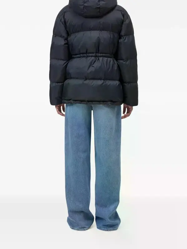 Closed Drawstring-waist Hooded Puffer Jacket