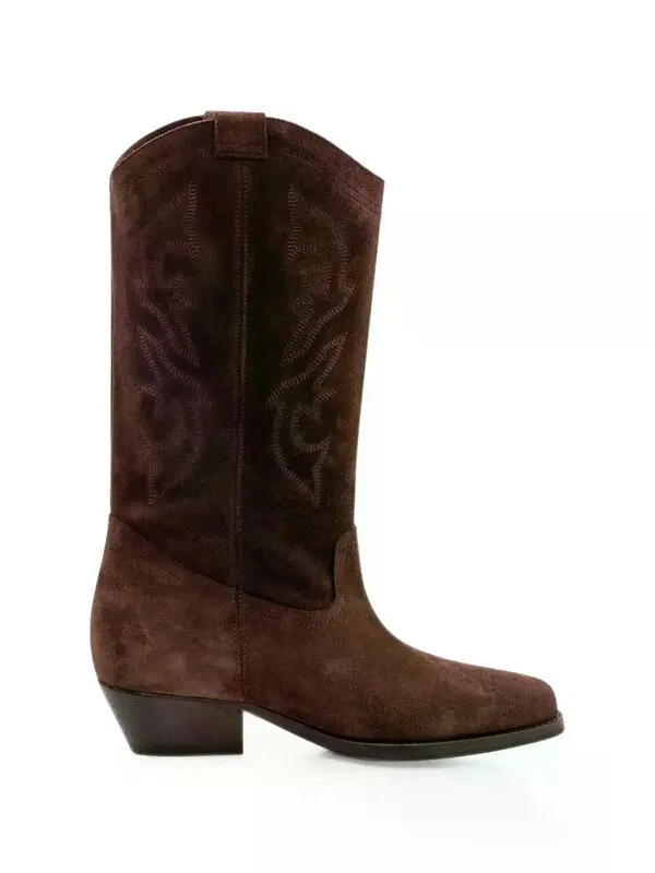 Ba&sh Suede Western-style Boots